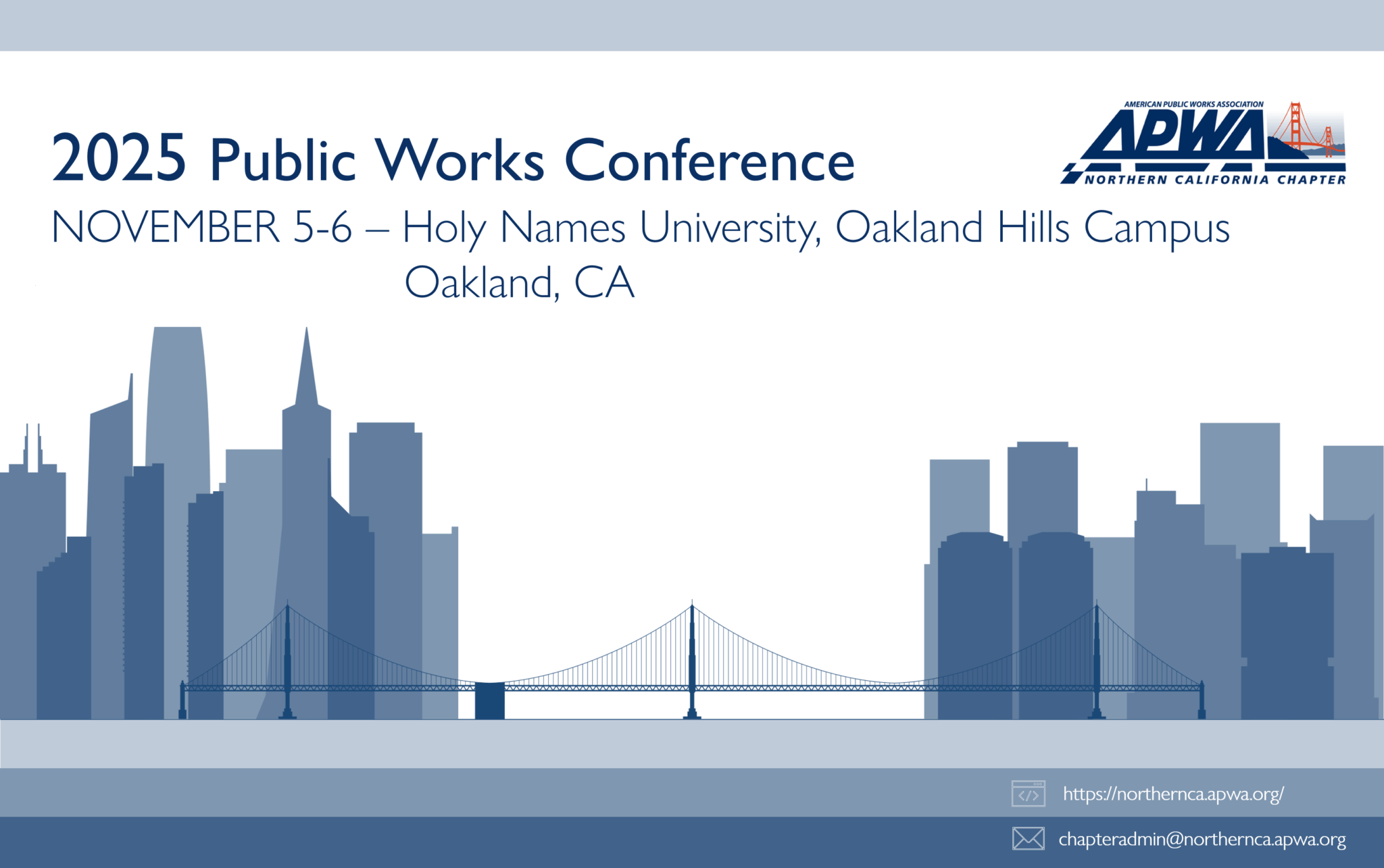 2025 NorCal Public Works Conference – APWA Northern California Chapter